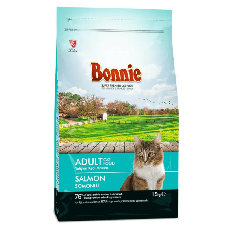 Bonnie Adult Cat Food – Salmon: Premium, Delicious & Nutritious #1