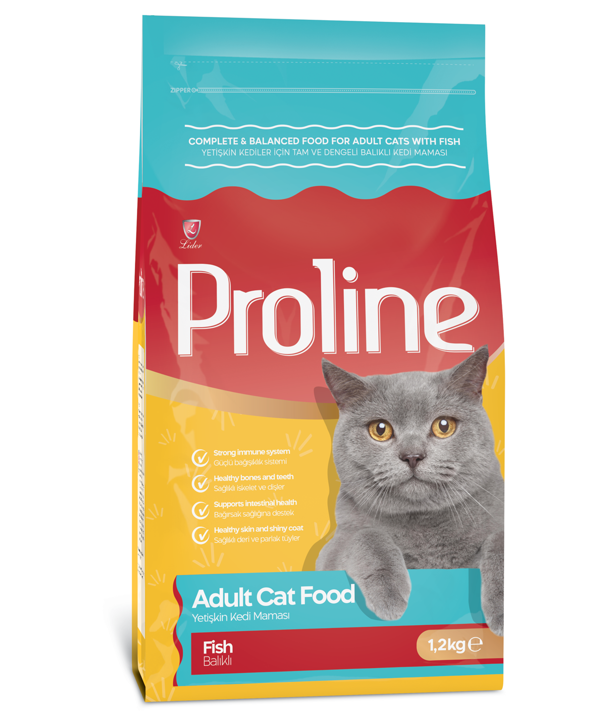 Proline Adult Cat Food - Fish 0.4Kg, 0.5Kg, 1.2Kg & 1.5Kg