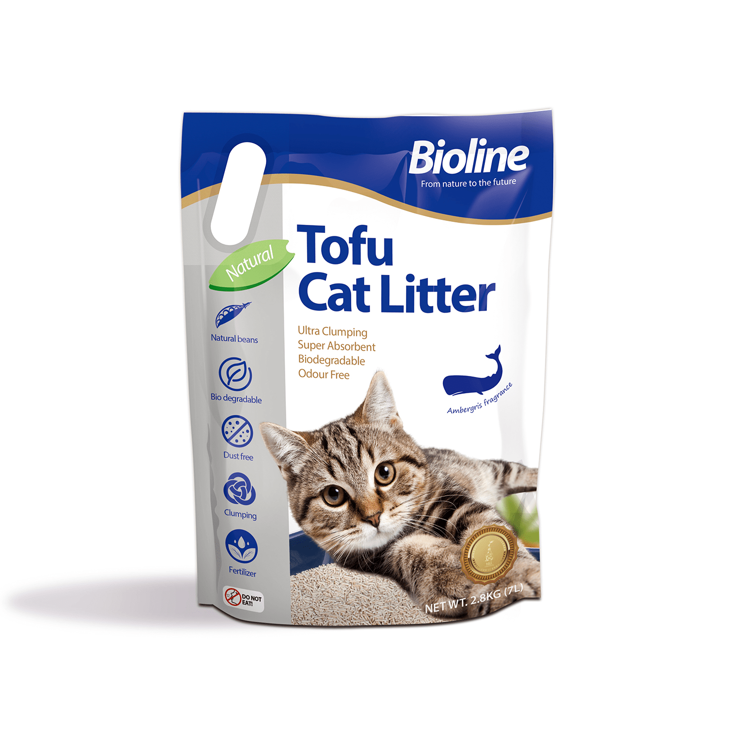 Bioline Tofu Cat Litter Ambergris – 5 Amazing Benefits | Buy Online
