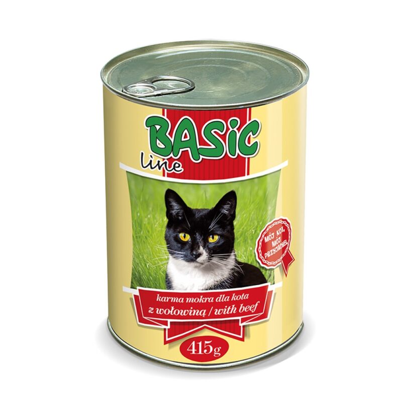 Basic Line Canned Cat Food – Beef: Premium Protein For Healthy Cats #1