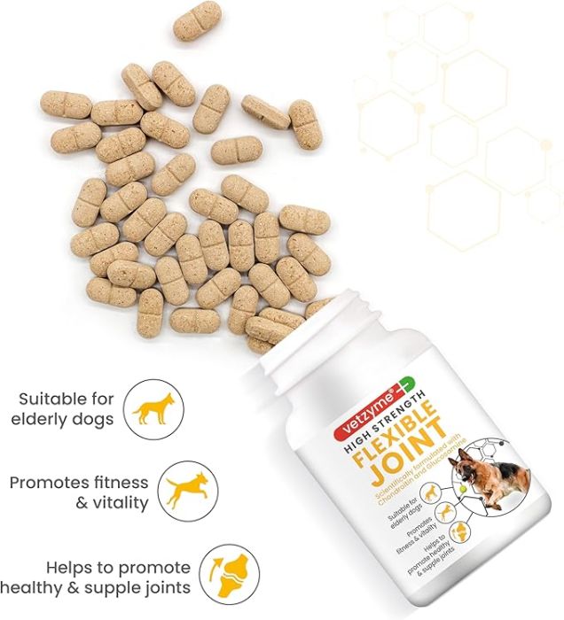 Vetzyme High Strength Flexible Joint Tablets For Dogs – Transform Your ...