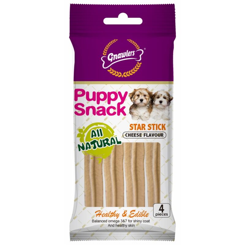 Puppy Snack Star Stick – Cheese Flavour | 5 Powerful Benefits